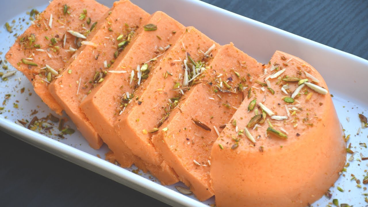 Carrot Pudding | No Bake Carrot Dessert Recipe | Tasty Foods - YouTube
