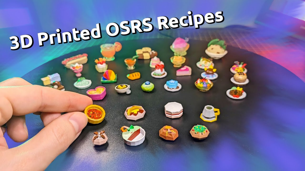 3D Printed Food from Old School Runescape - YouTube