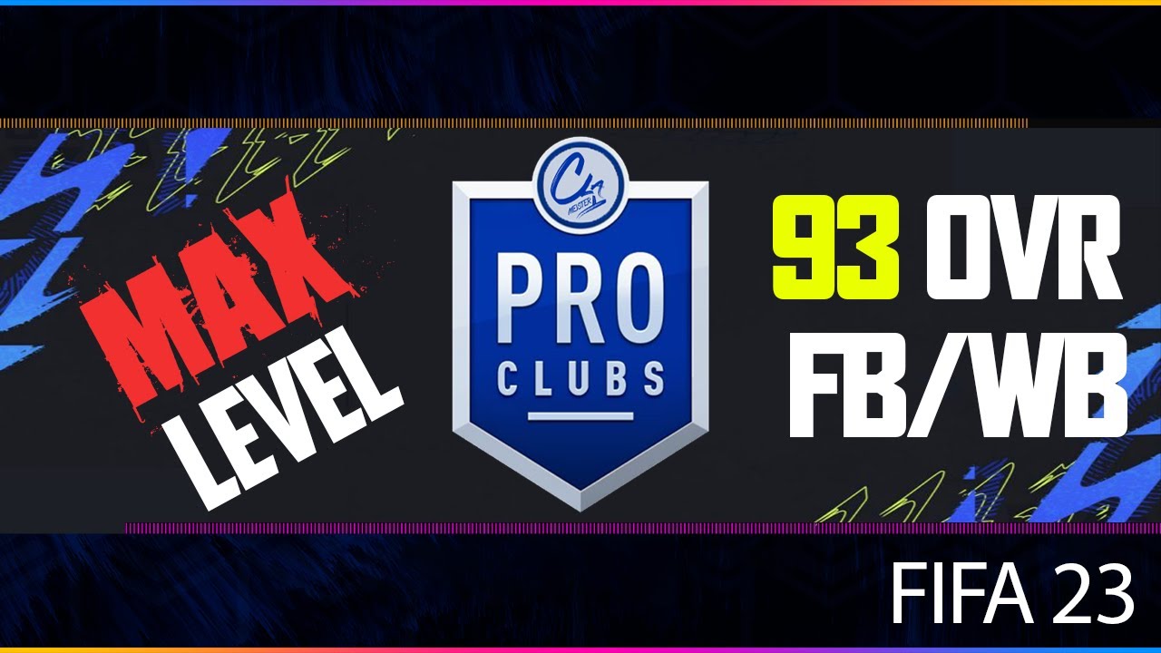 FIFA 23 Pro Clubs MAX FB Build - YouTube