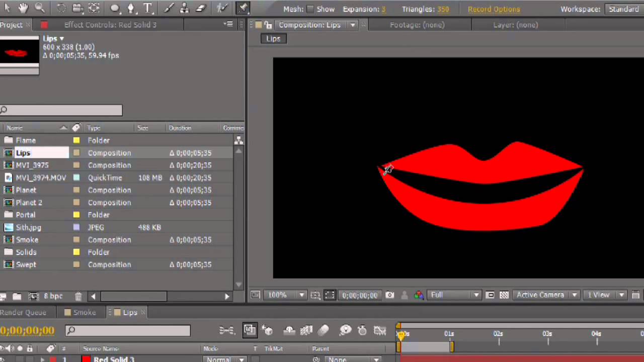 How to Make Talking Lips With a Pen Tool in After Affects : Video ...
