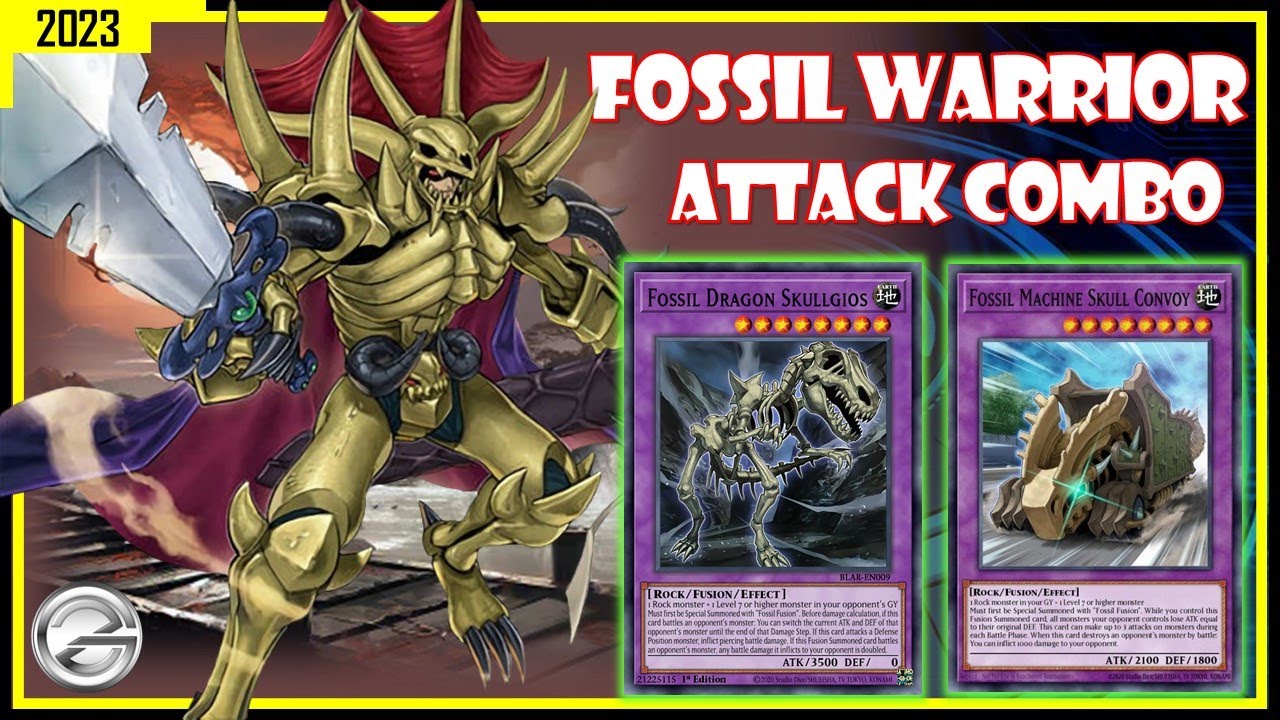 FOSSIL WARRIOR DECK ATTACK COMBO GAMEPLAY DECEMBER 2023 | YUGIOH DUEL ...