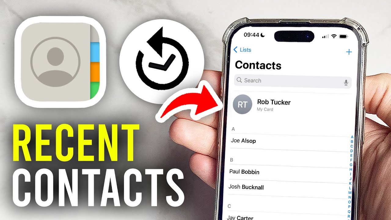 How To See Recently Added Contacts On iPhone - Full Guide - YouTube