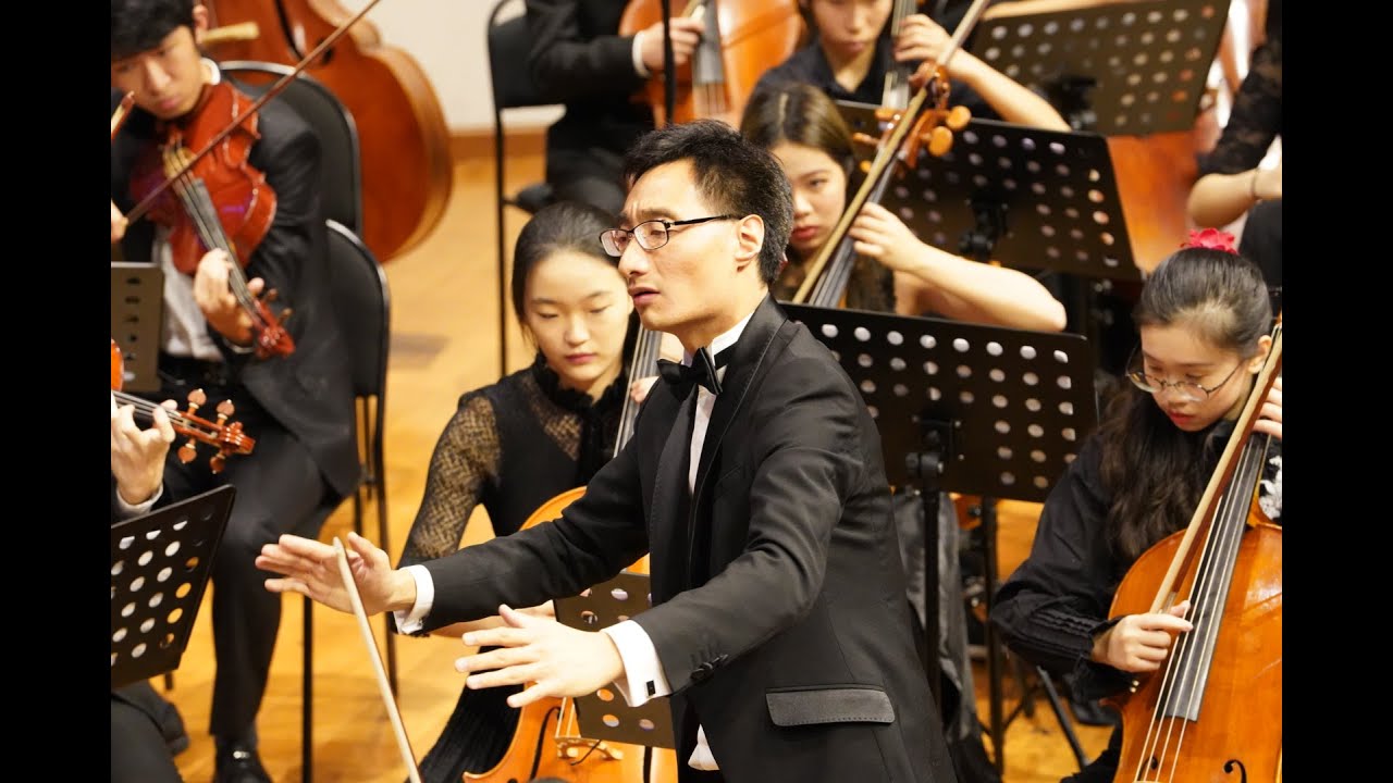 Ryan Ho conducts Dvorak Serenade for Strings (mats IV & V excerpts) - YouTube