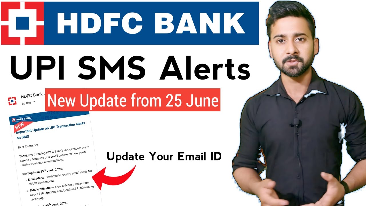 HDFC Bank UPI sms alerts updates | UPI transaction sms alert nahi ...