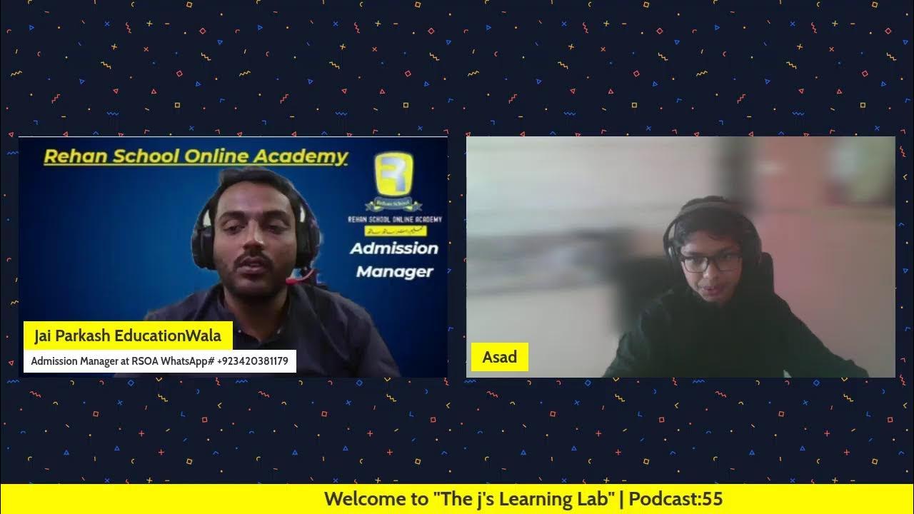Podcast:55 | Podcast Ft. Muhammed Ashraf Asad Ullah | The Js Learning Lab - YouTube