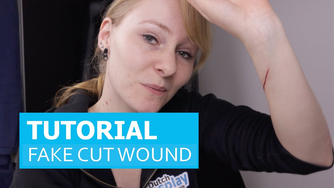 Fake Cut Wound Tutorial For Cosplay - YouTube
