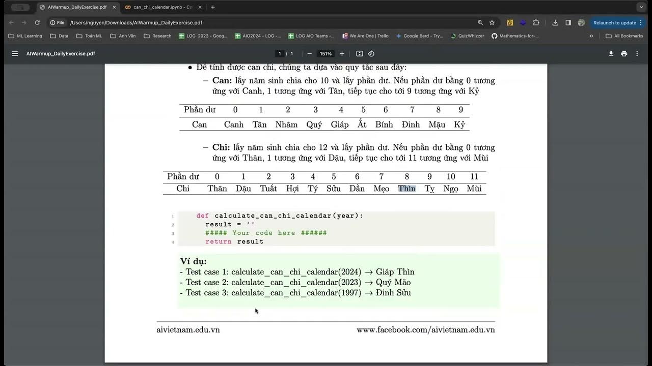 40-Day Python Practice: Day 1 (AI VIETNAM) - YouTube