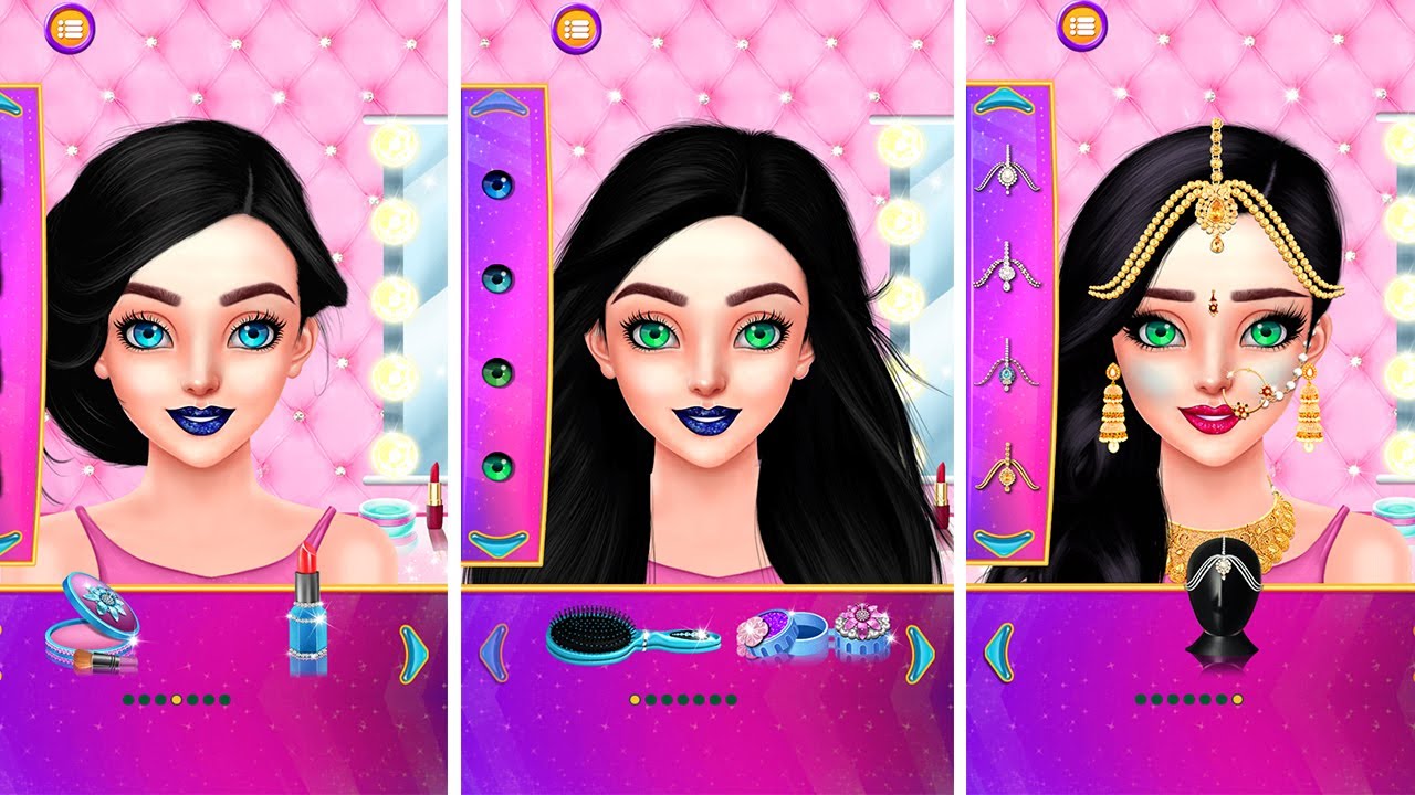 Indian Girl Makeup For Wedding Her Day Fun Game For Girl Android