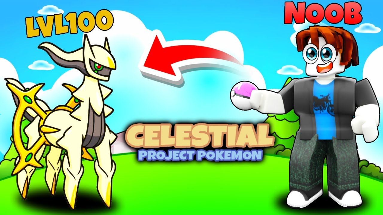 Starting Over As A Noob With A Level 100 SHINY ARCEUS In Project ...