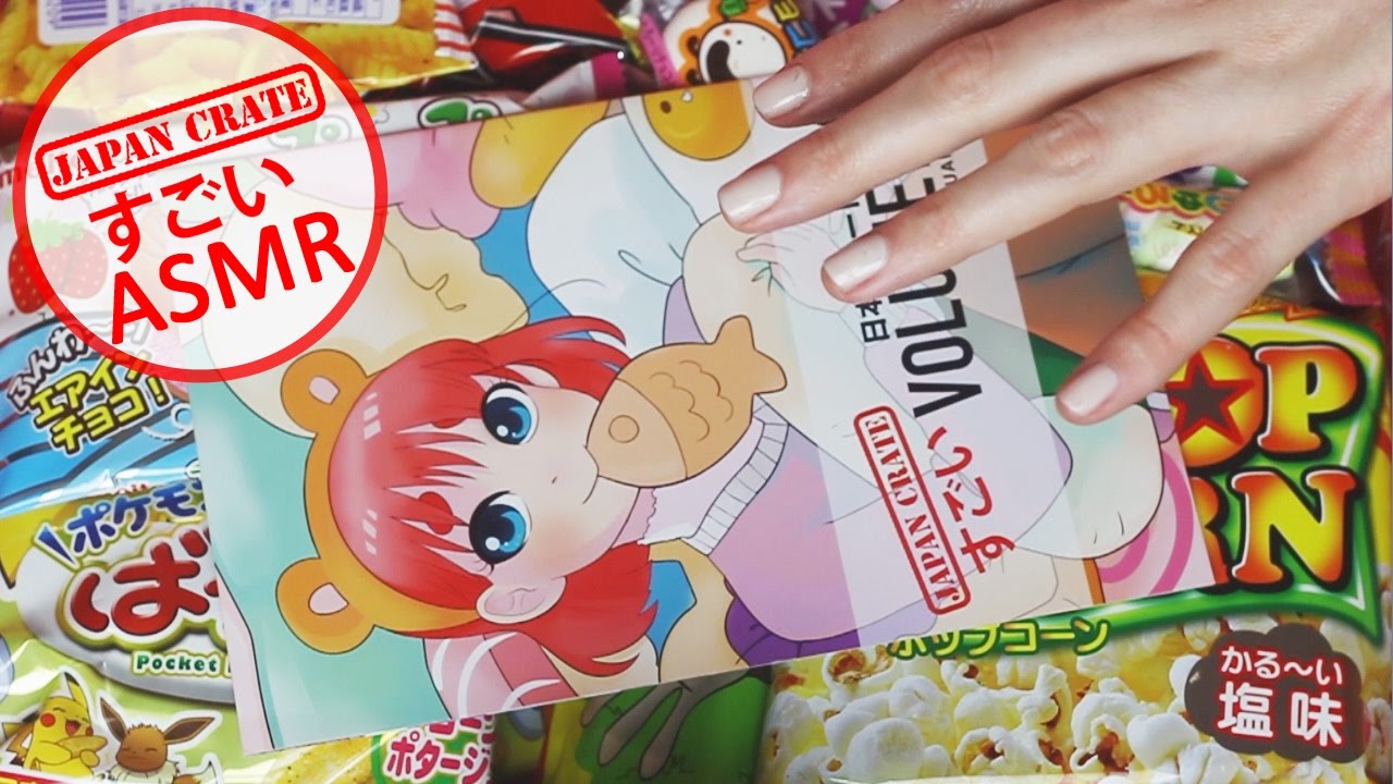 ASMR Japan Crate unboxing (🎧 soft spoken, packaging sounds, crinkles ...
