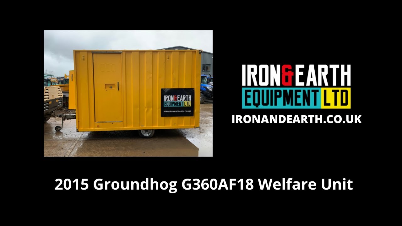 2015 Groundhog G360AF18 Welfare Unit - YouTube