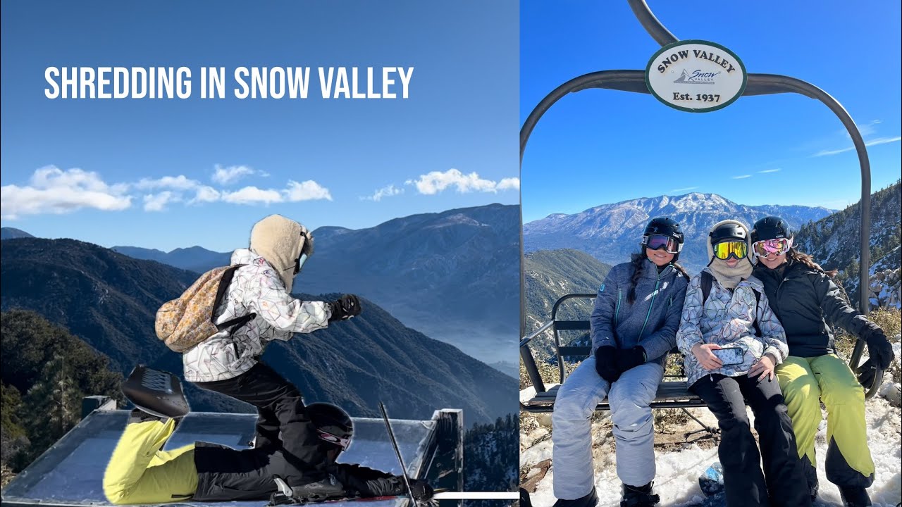 Shredding in Snow Valley 🏔️ - YouTube