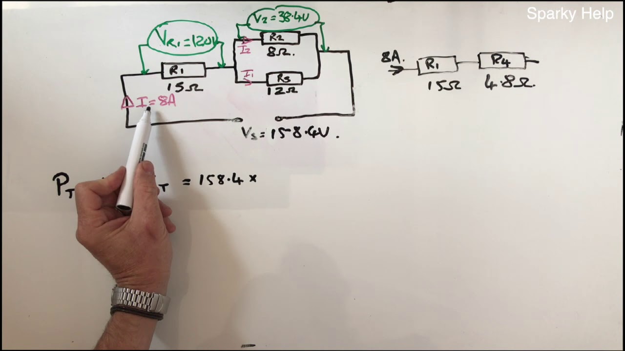 Series Parallel Calculations Solved - YouTube