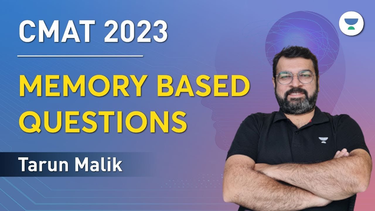 CMAT 2023 Memory Based Question | Complete QA, DI, AR & GK Solution ...