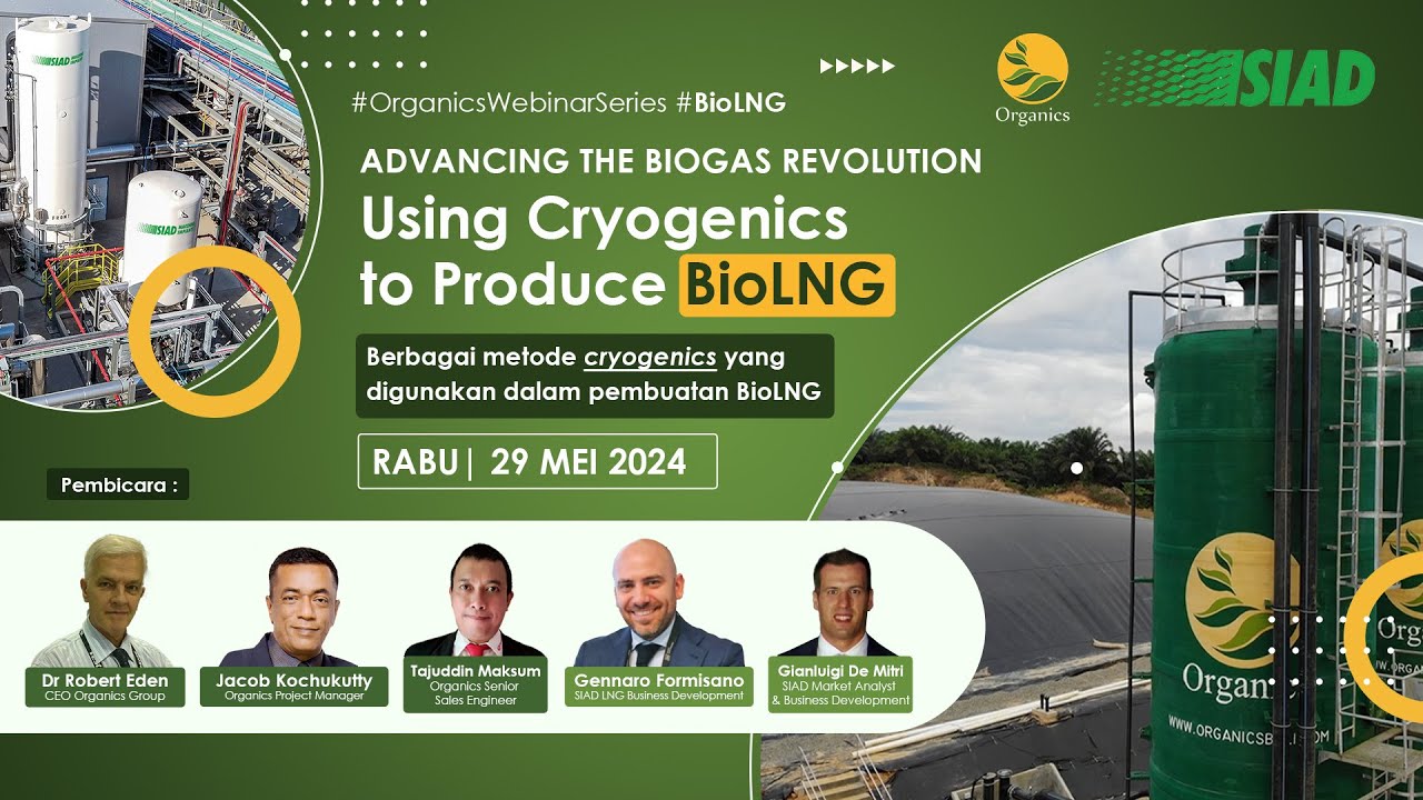 Webinar#9: Advancing The Biogas Revolution : Using Cryogenics to Produce BioLNG - YouTube