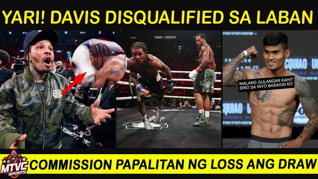 DAVIS DISQUALIFIED kay Roach! Bawian ng Draw Gawin Talo | MAGSAYO ...