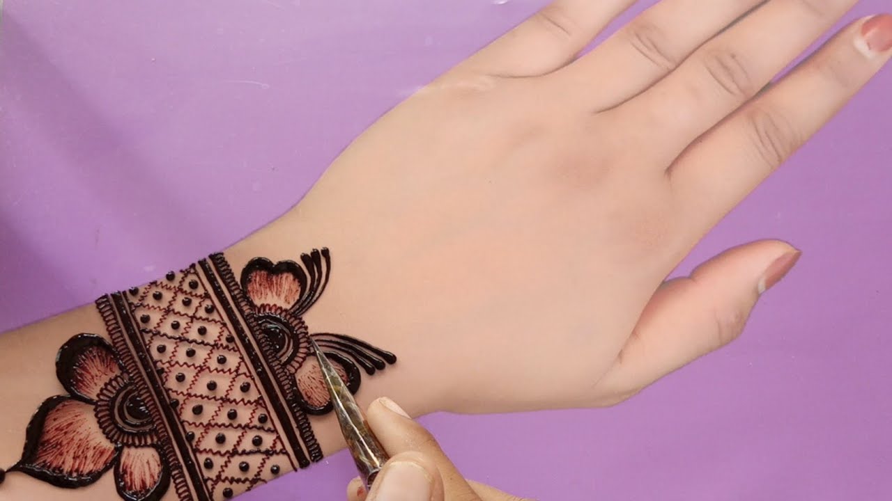 latest arabic bridal mehndi designs for hands||Easy arabic mehndi ...