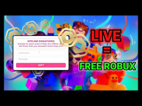 🔴 DONATION AFK PLS DONATE LIVE ! (robux Giveaway Stream) - YouTube