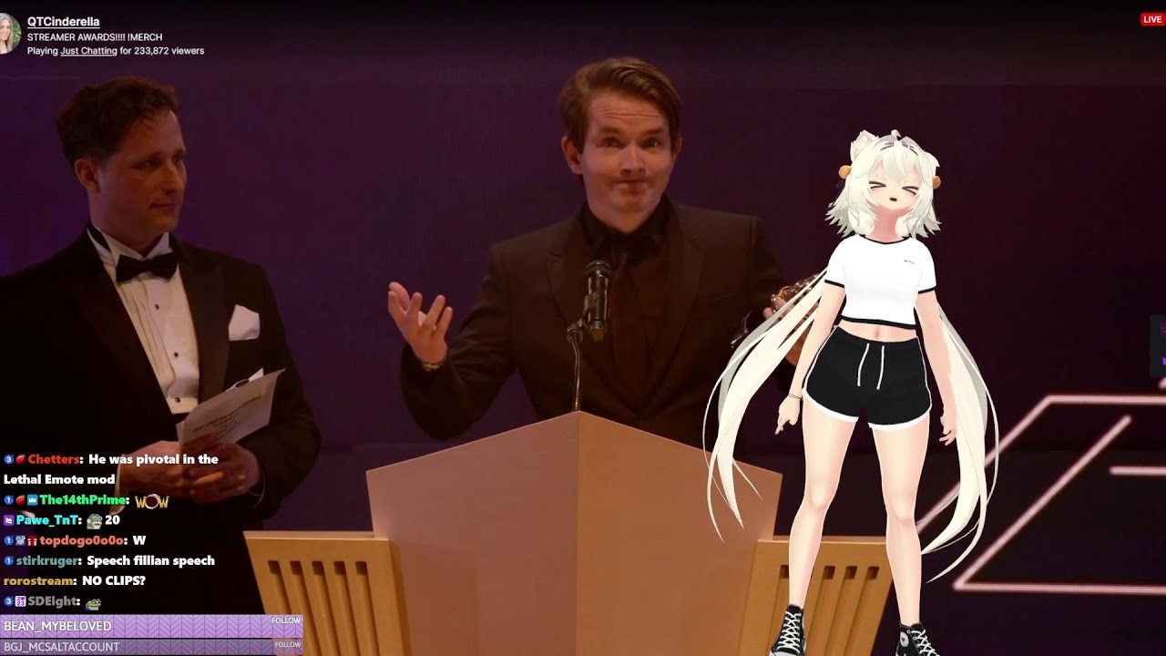 WATCHING THE STREAMER AWARDS Nominated for Vtuber of the Year! Then YOU ...