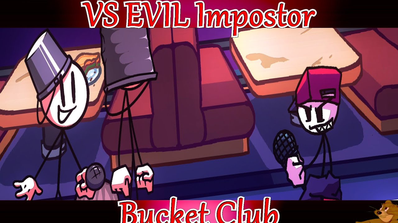 Friday Night Funkin' VS EVIL Impostor (Henry Stickmin FNF Mod) - Bucket ...