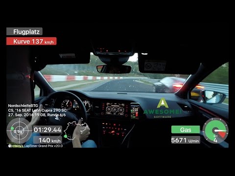 7:47min BTG - Seat Leon Cupra 290 SC - Nürburgring Nordschleife