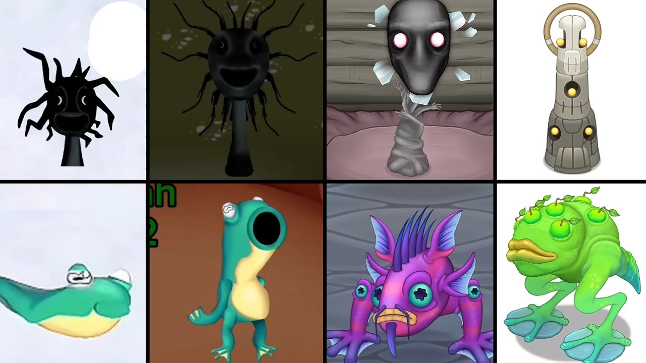 ALL Monsters Fanmade by Nova / MSM Vs Plushyplushmsm | My Singing ...
