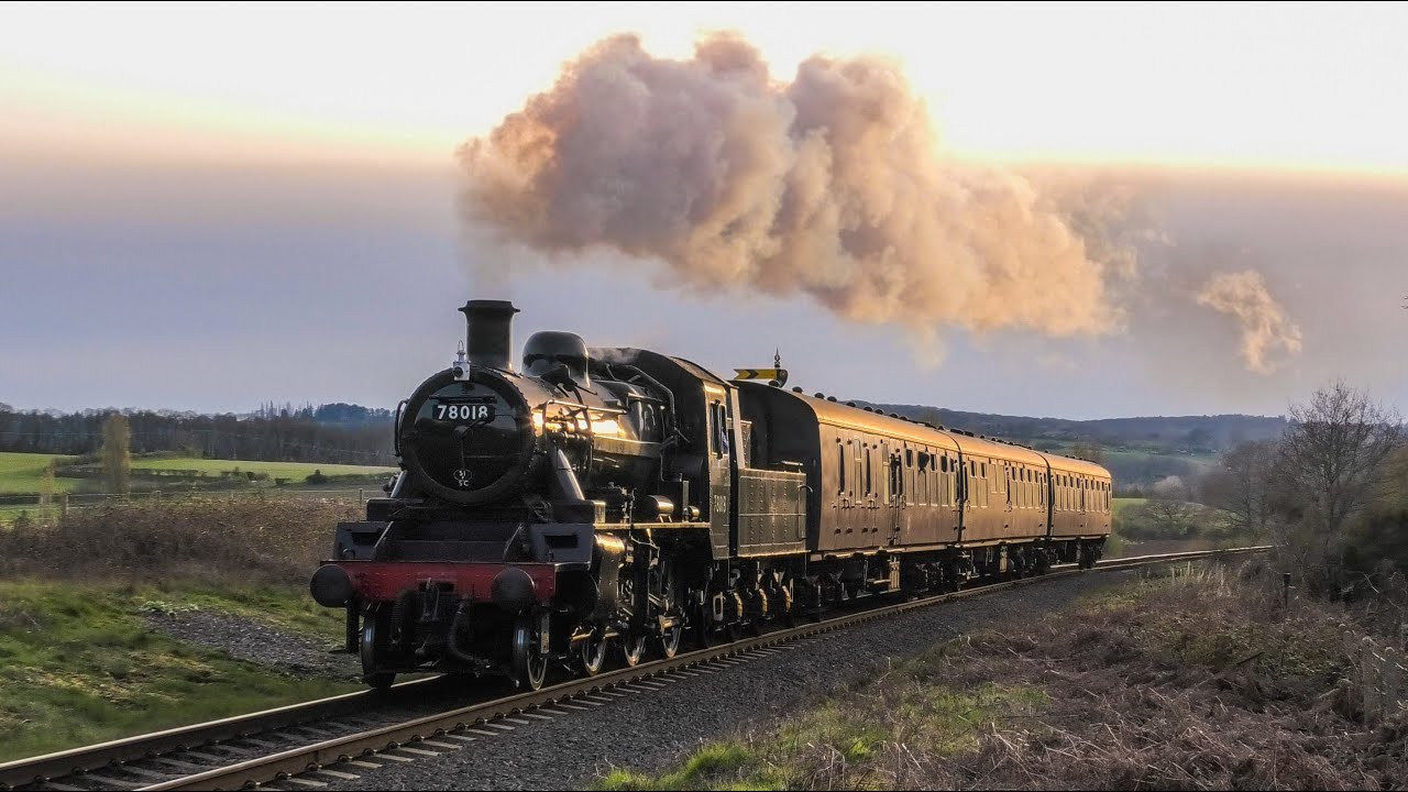 Steam Locomotives In The Countryside #3 (Featuring 32 Locos) - YouTube