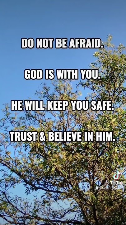 Do not be afraid. God is with us. - YouTube