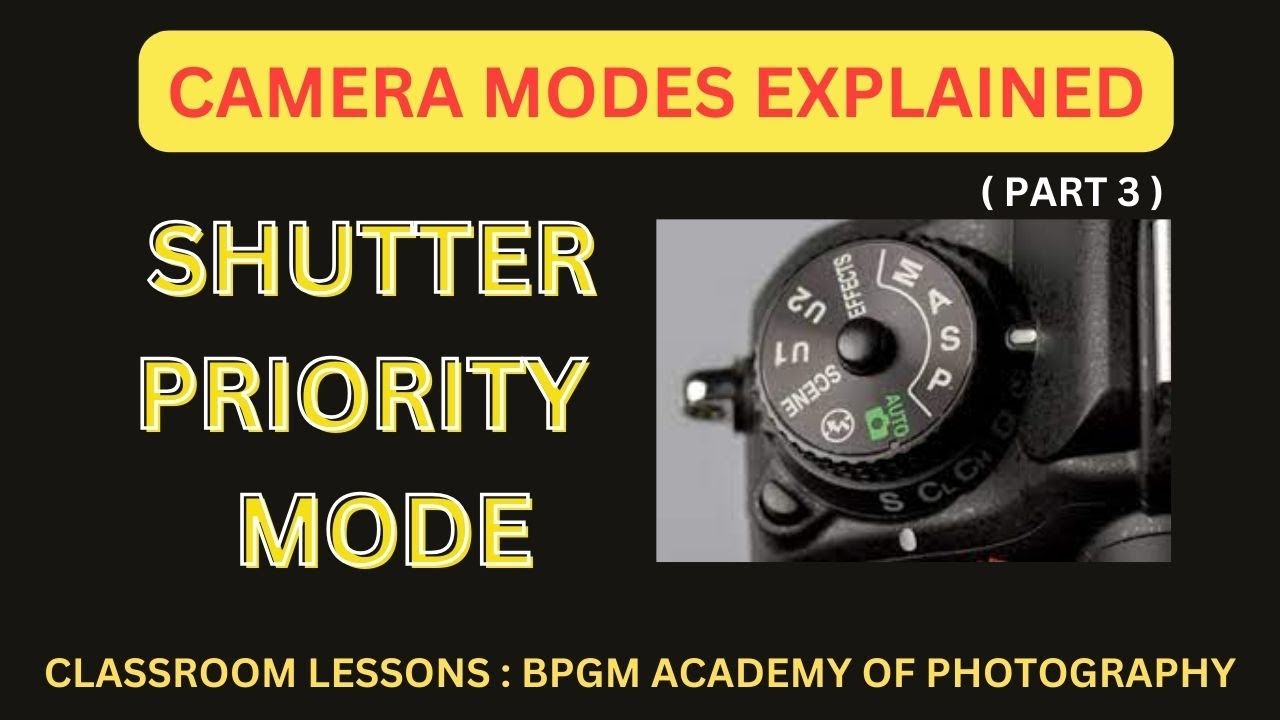 Understanding Shutter Priority Mode: Capturing the Essence of Movement - YouTube