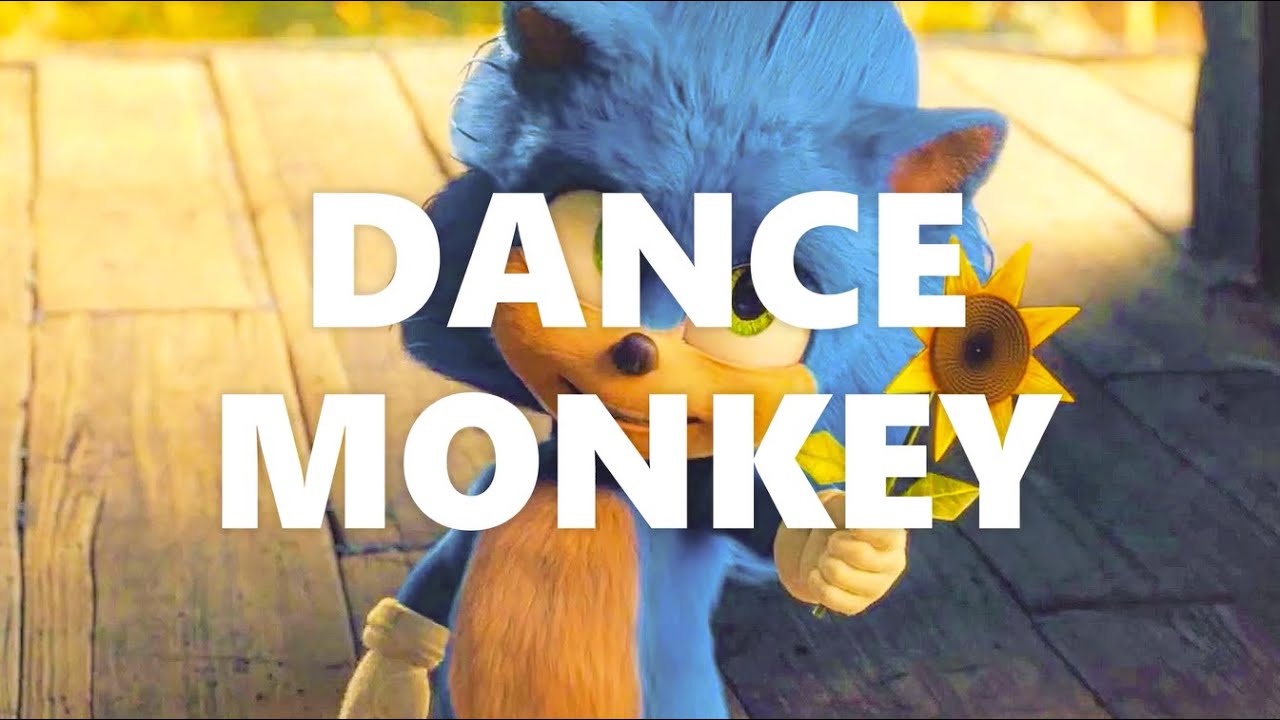 Sonic - Dance Monkey - YouTube