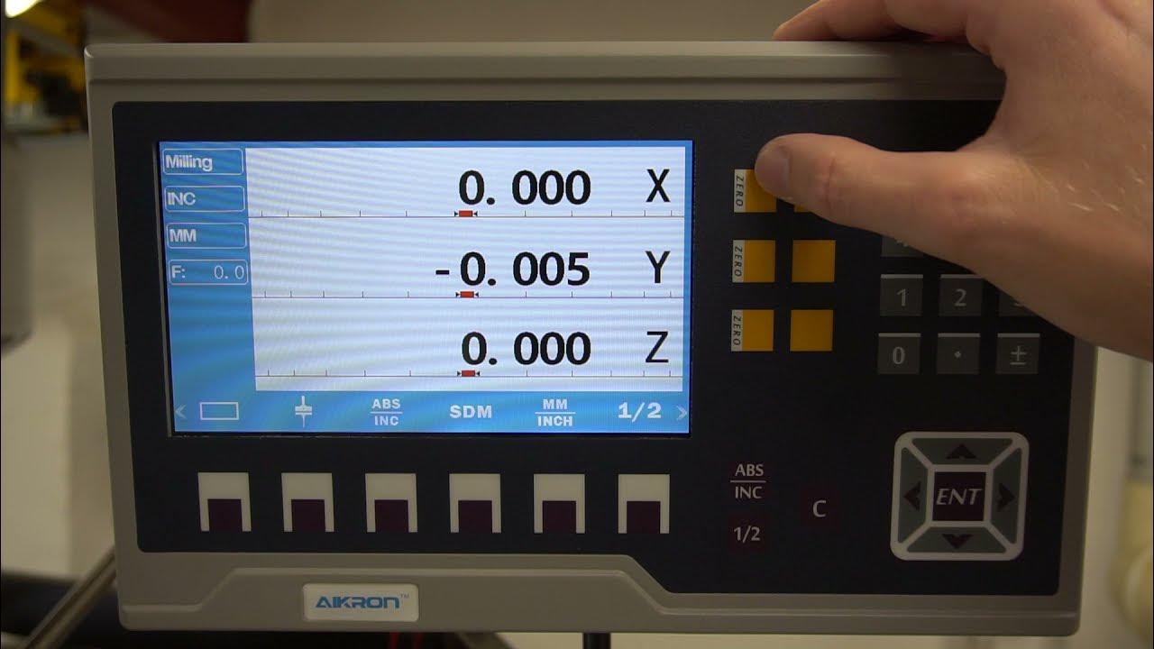 Aikron A30 digital til Bridgeport fræser -Første kig på ny DRO med god ...