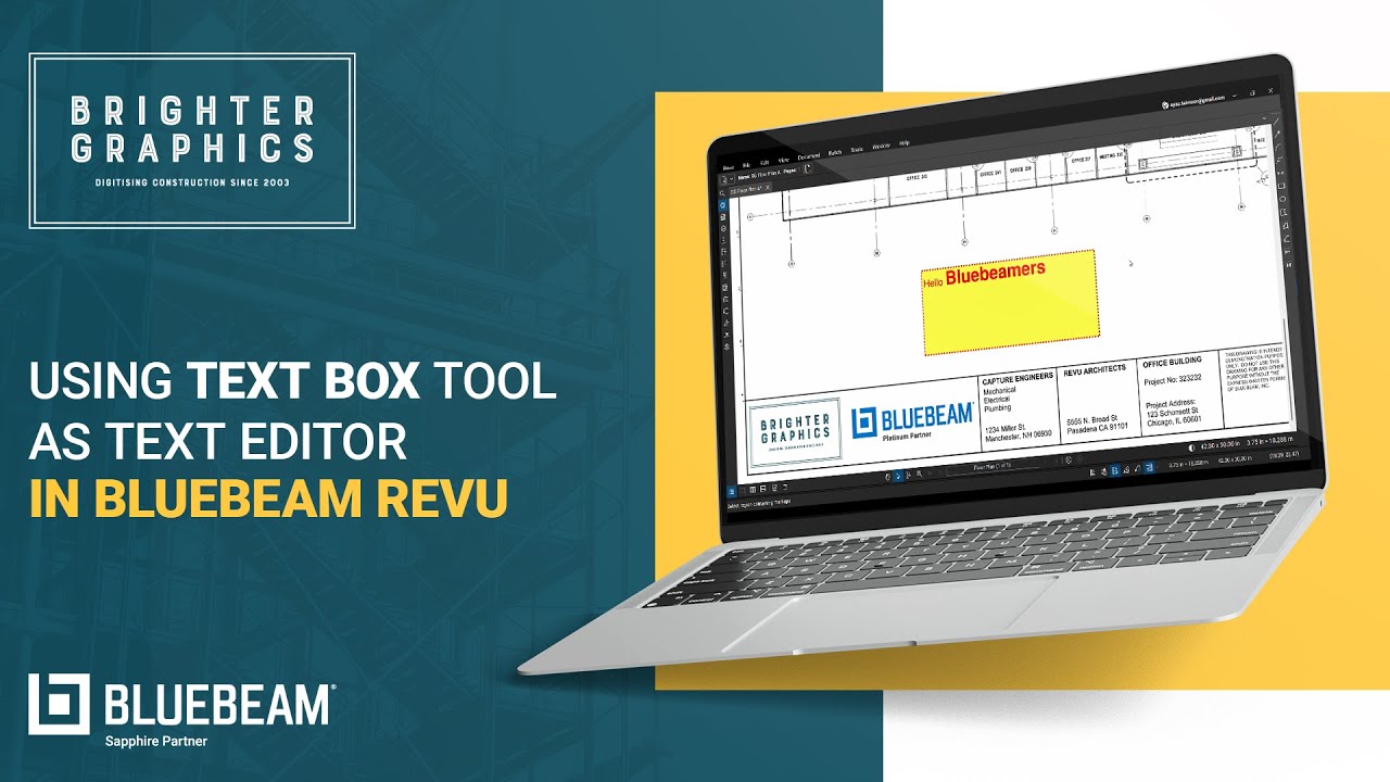 Add and Edit Text on PDFs in Bluebeam Revu 21 | Bluebeam Revu Textbox ...