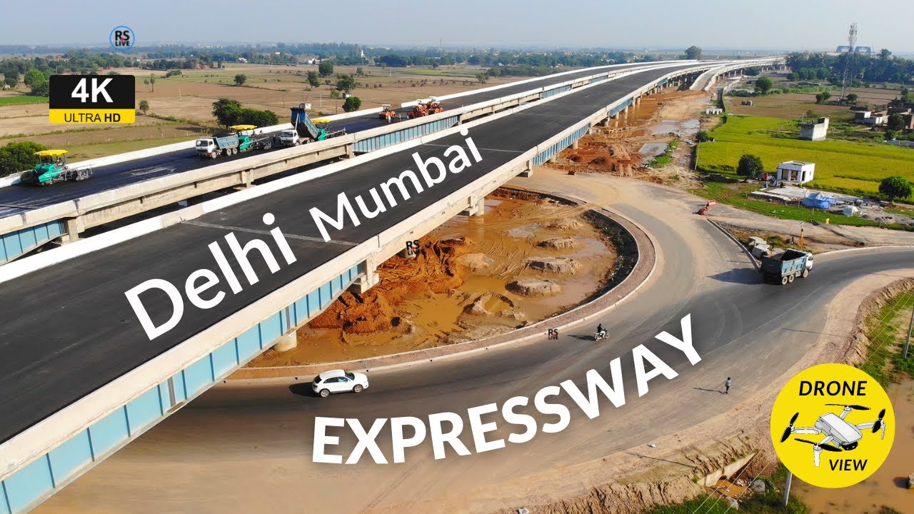 Delhi Mumbai Expressway Sohna Gurugram | #rslive | 4K - YouTube