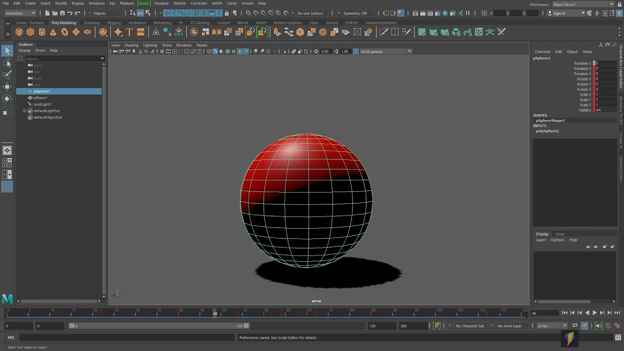 Maya Animation- Bouncing Ball Losing Energy - YouTube