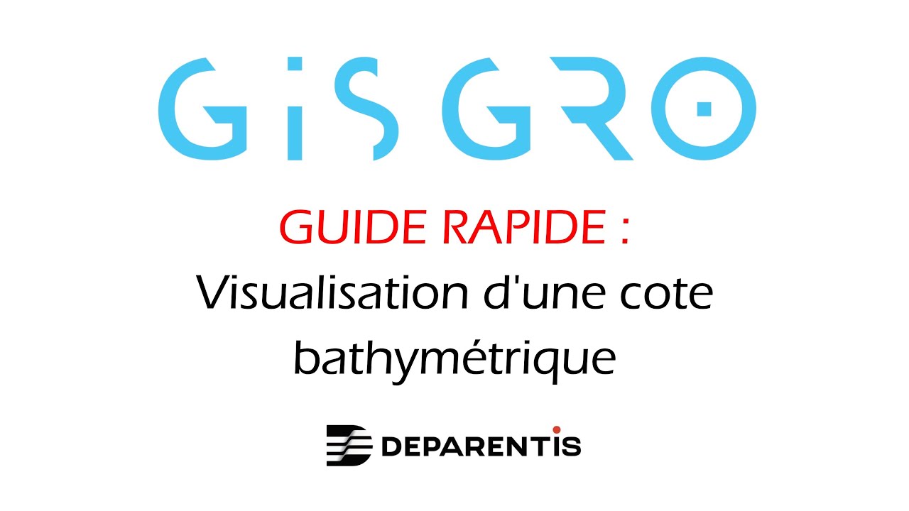GISGRO [Guide Rapide] - Visualisation d'une cote bathymétrique - YouTube
