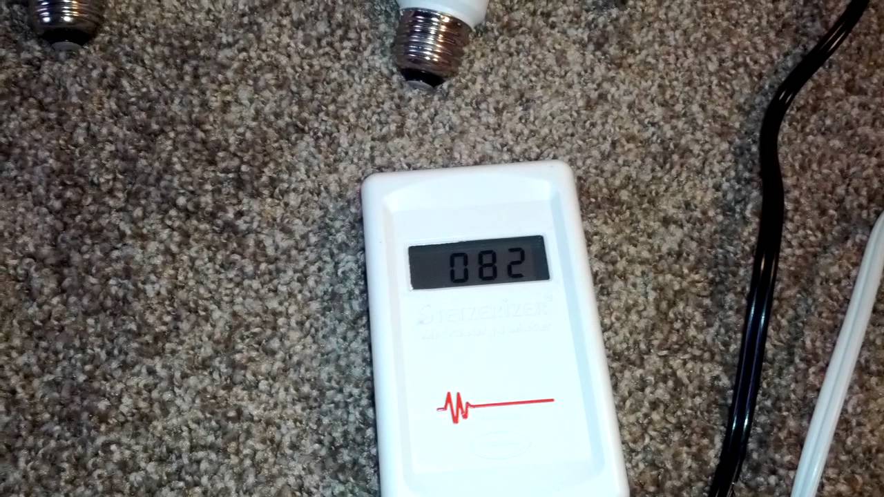 Dirty electricity review LED light bulbs part 3 - YouTube