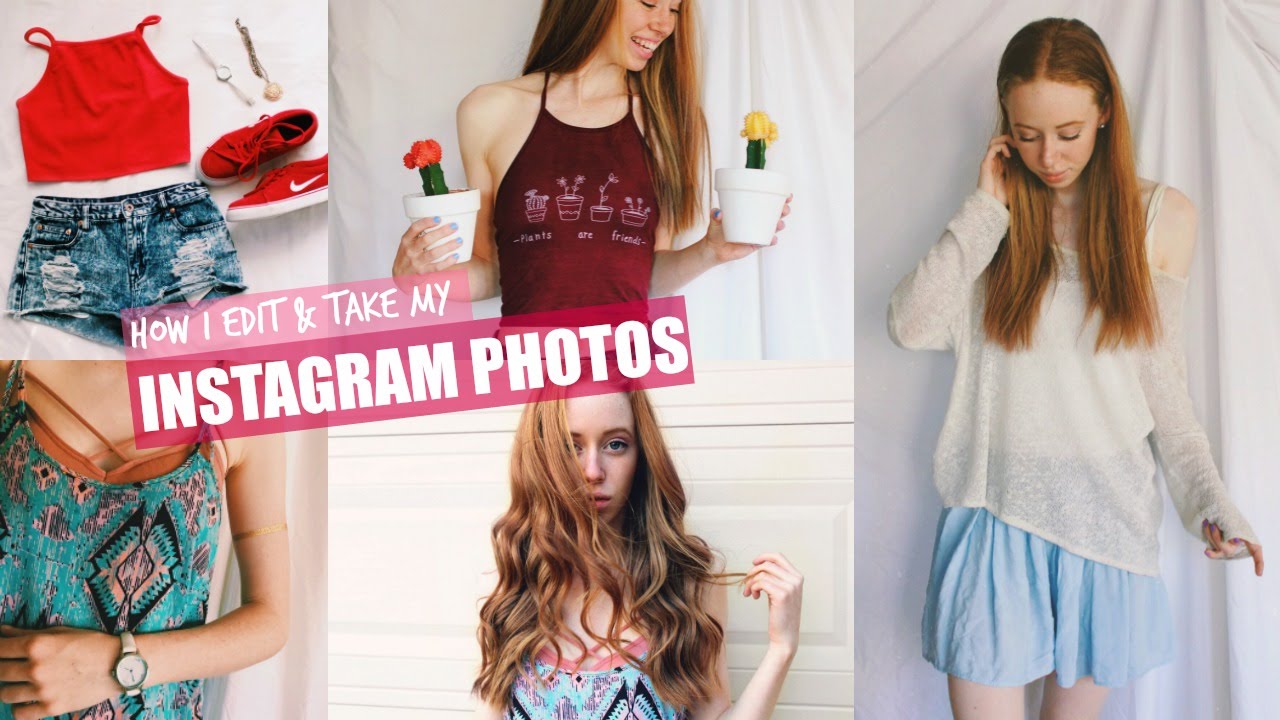 How I Take & Edit My Instagram Photos | Justali - YouTube