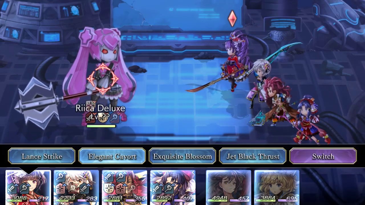 Boss: Riica Deluxe 5th Battle & final battle for Riica 5* Class. - YouTube