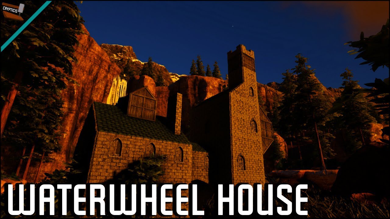 ARK Build Tutorial | Waterwheel House - YouTube