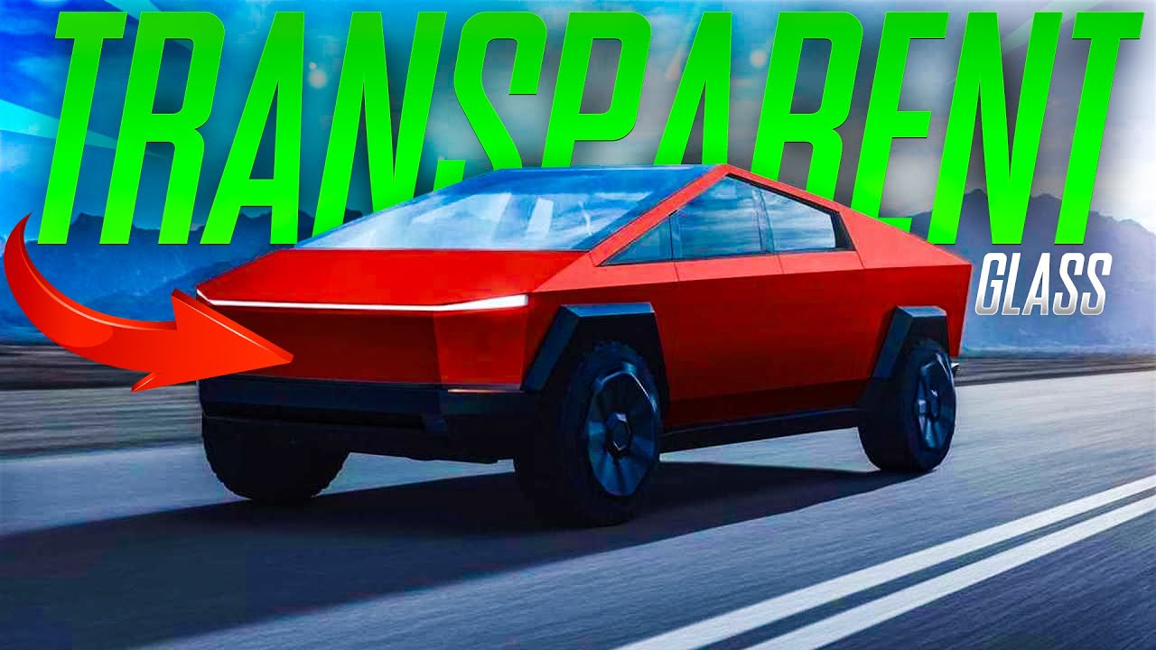 Tesla Reveals New "Transparent Metal Glass" For Cybertruck - YouTube