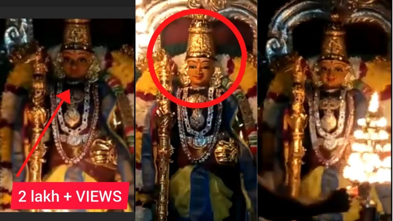 Moving Statues Of God Caught On Camera Lord Murugan's Eyes Moving ...