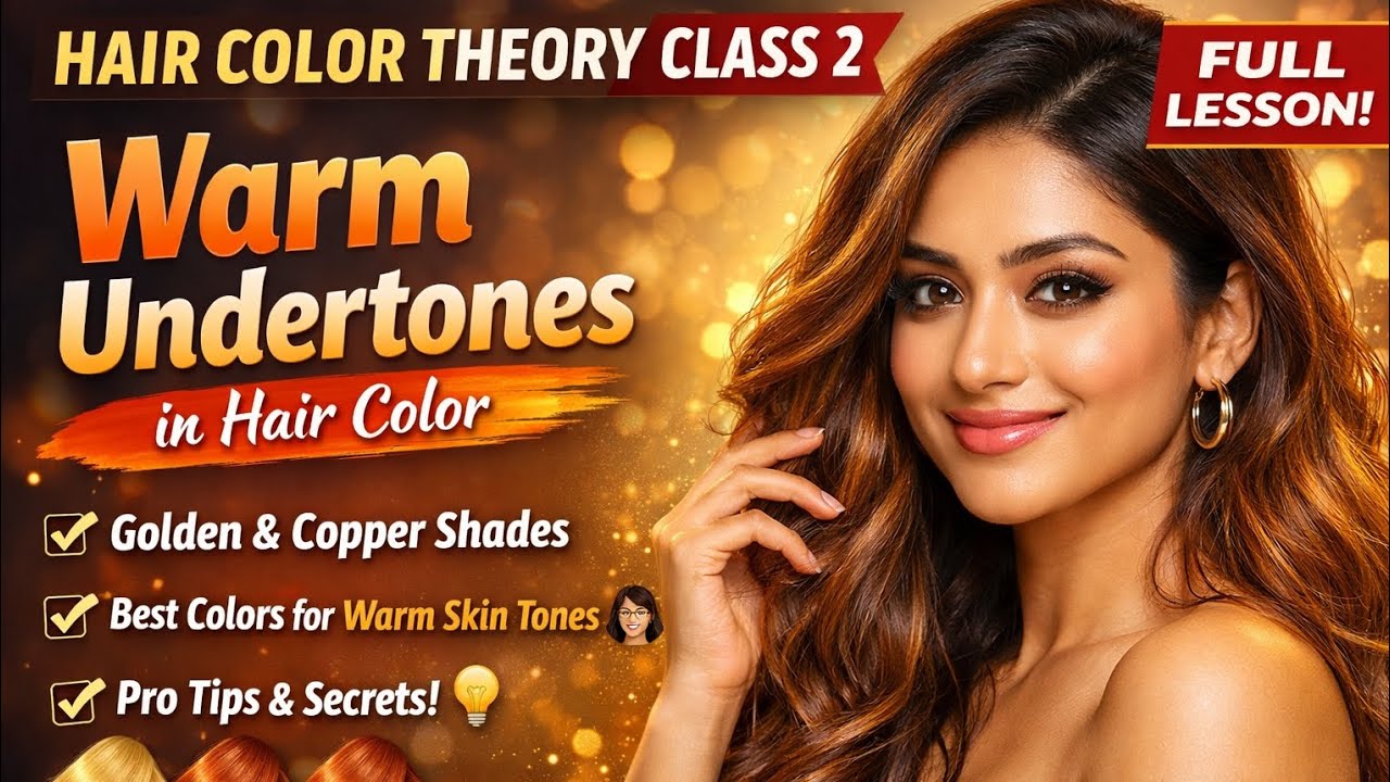 Hair Color Theory – Class 2 | Warm Undertones Explained | Best Warm ...