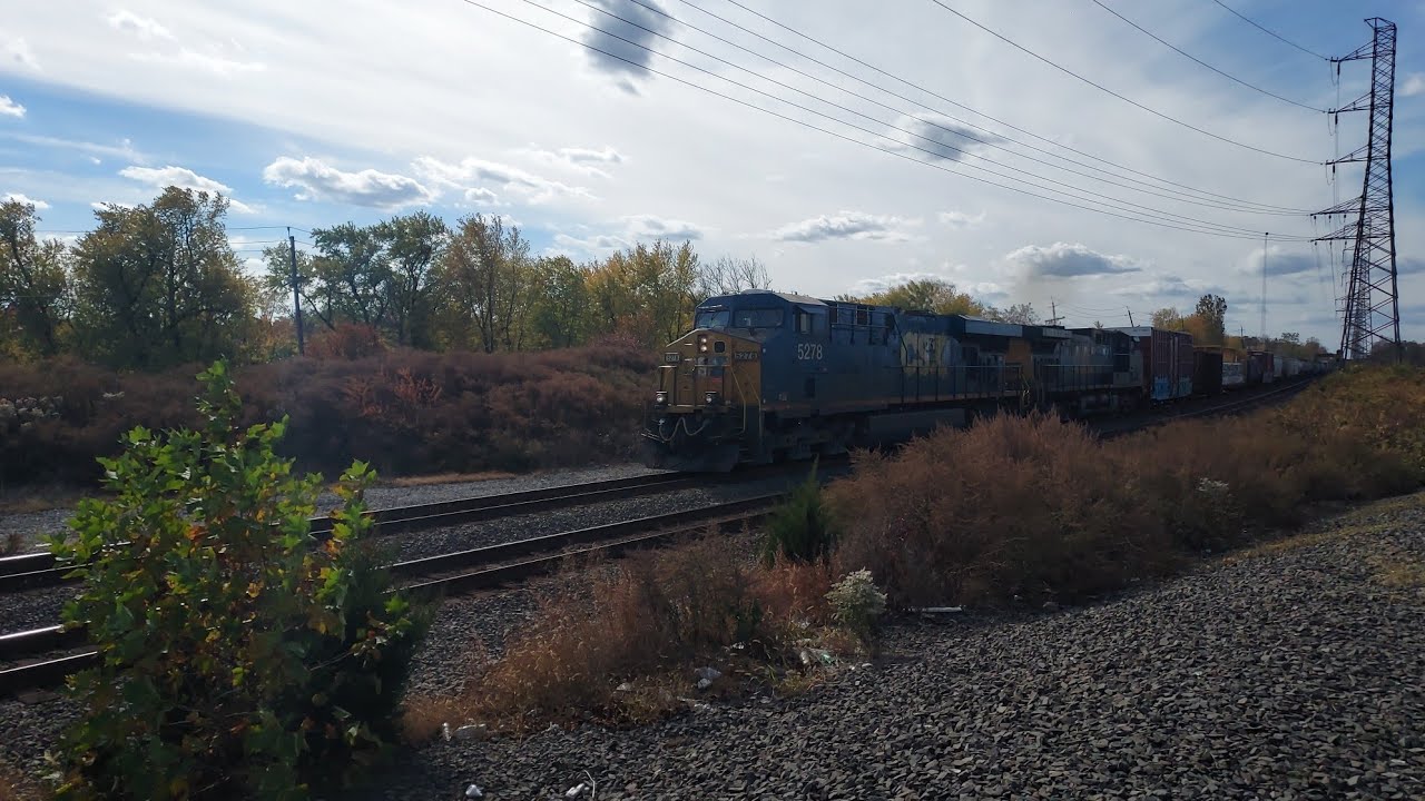 CSX 5278 ES40DC Leads M300 with Nice Engineer! 10/26/24 - YouTube