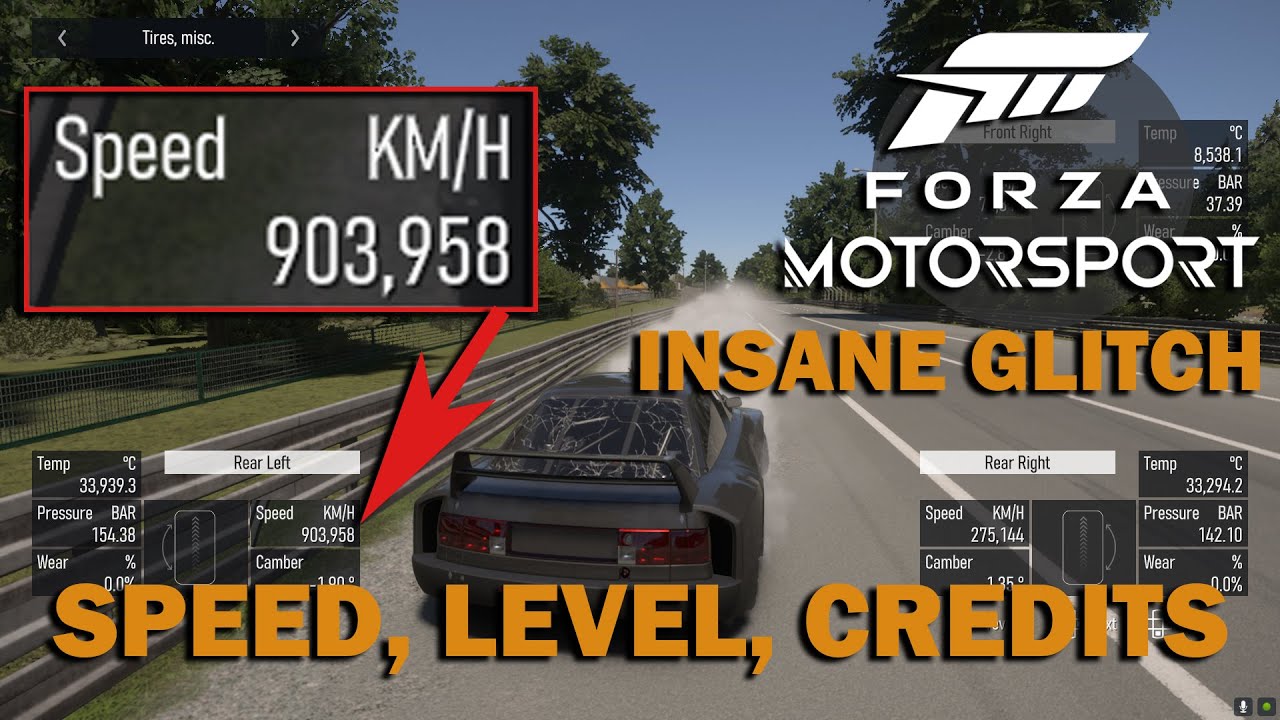 Forza Motorsport Speed glitch Insane glitch that affects also level and ...