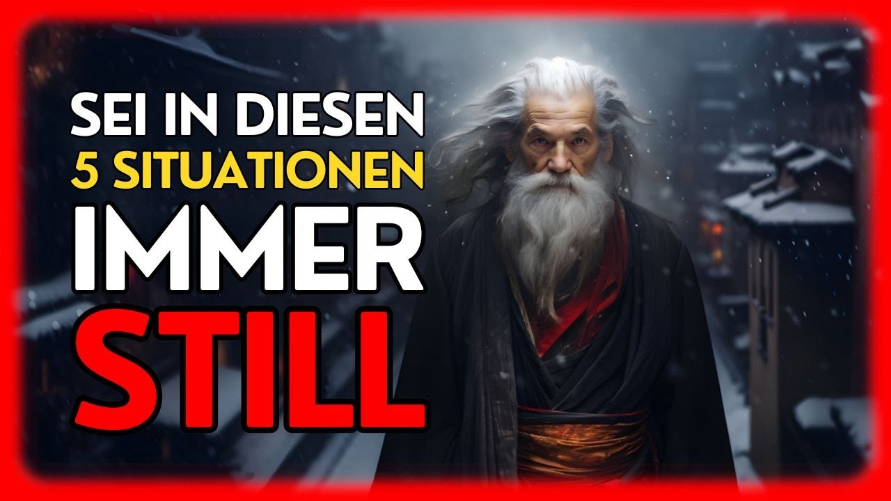 🤫 Sei in 5 Situationen immer still | Eine Zen-Meister ...
