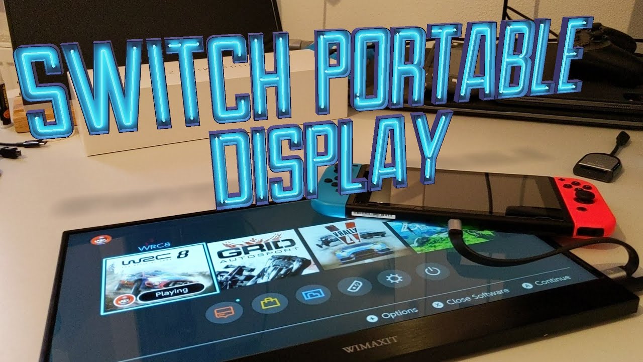 Portable 15'' display for Nintendo Switch (no Dock !) - YouTube