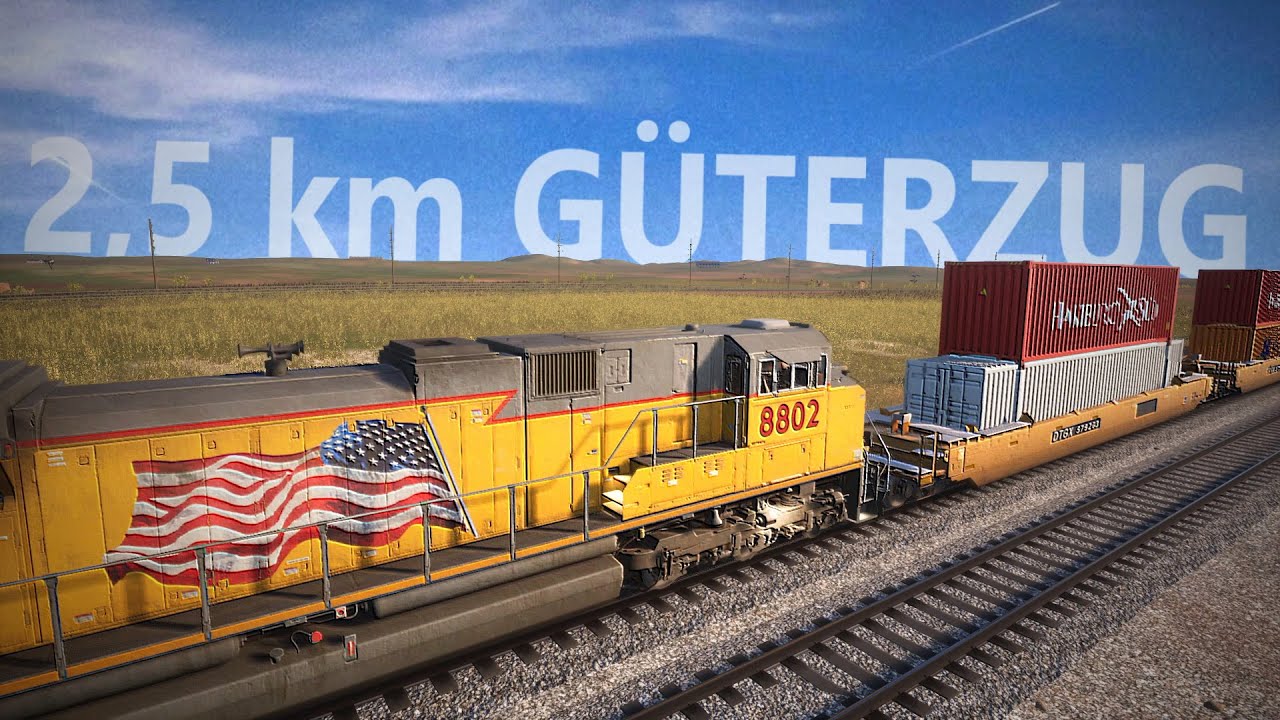 Train Sim World 2 Sherman Hill | Extrem langer intermodaler Zug! ☆ Let ...