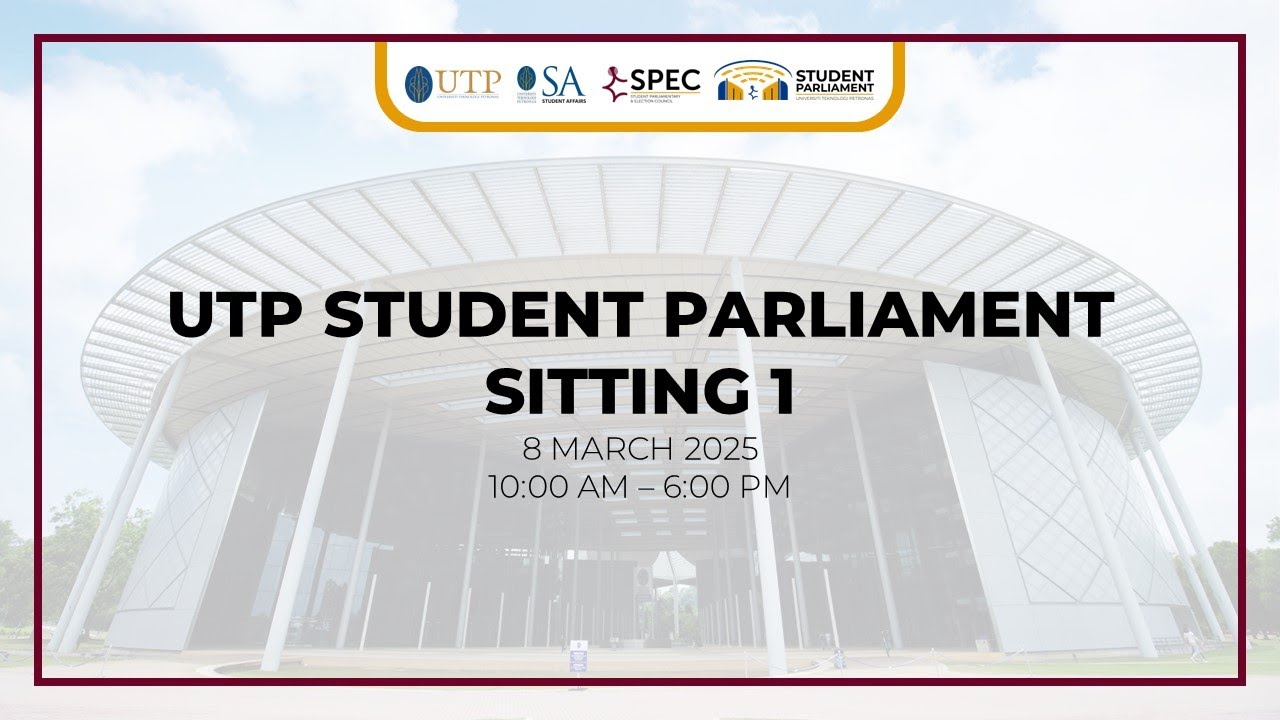 [LIVE] UTP Student Parliament Sitting 1 - YouTube