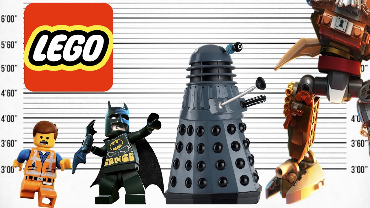 LEGO Size Comparison | Biggest Characters of LEGO Movie | Satisfying ...