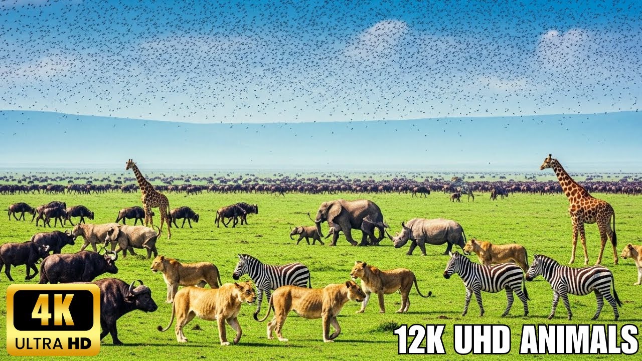 Baby Animals 4K - Amazing World Of Young Animals | Scenic Relaxation ...